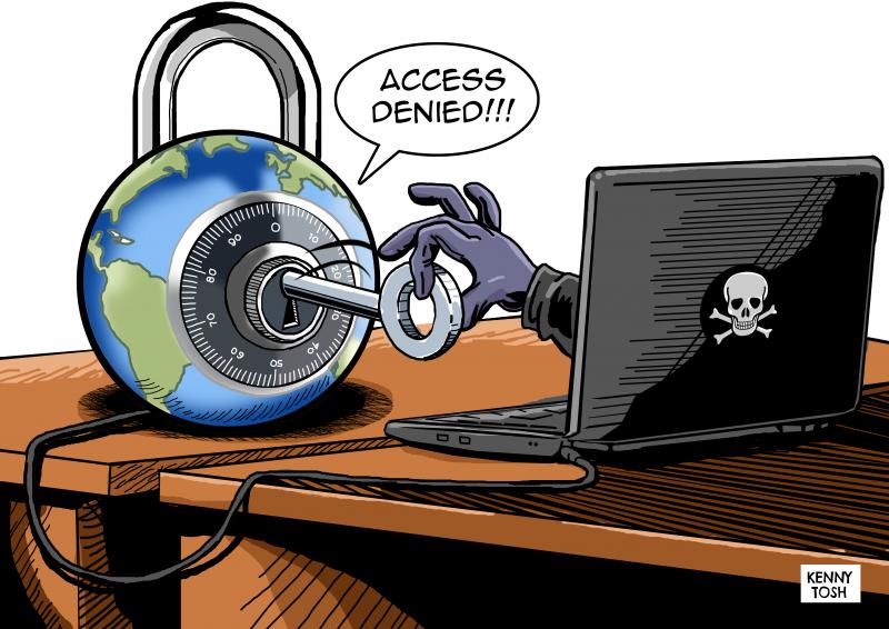 Cyber security | Cartoon Movement